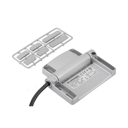 Kipp Safety Hinge Switch 98X116, Form:B, Zinc, Long Version, Comp:Plastic, , , 1C / 2O K1501 ...